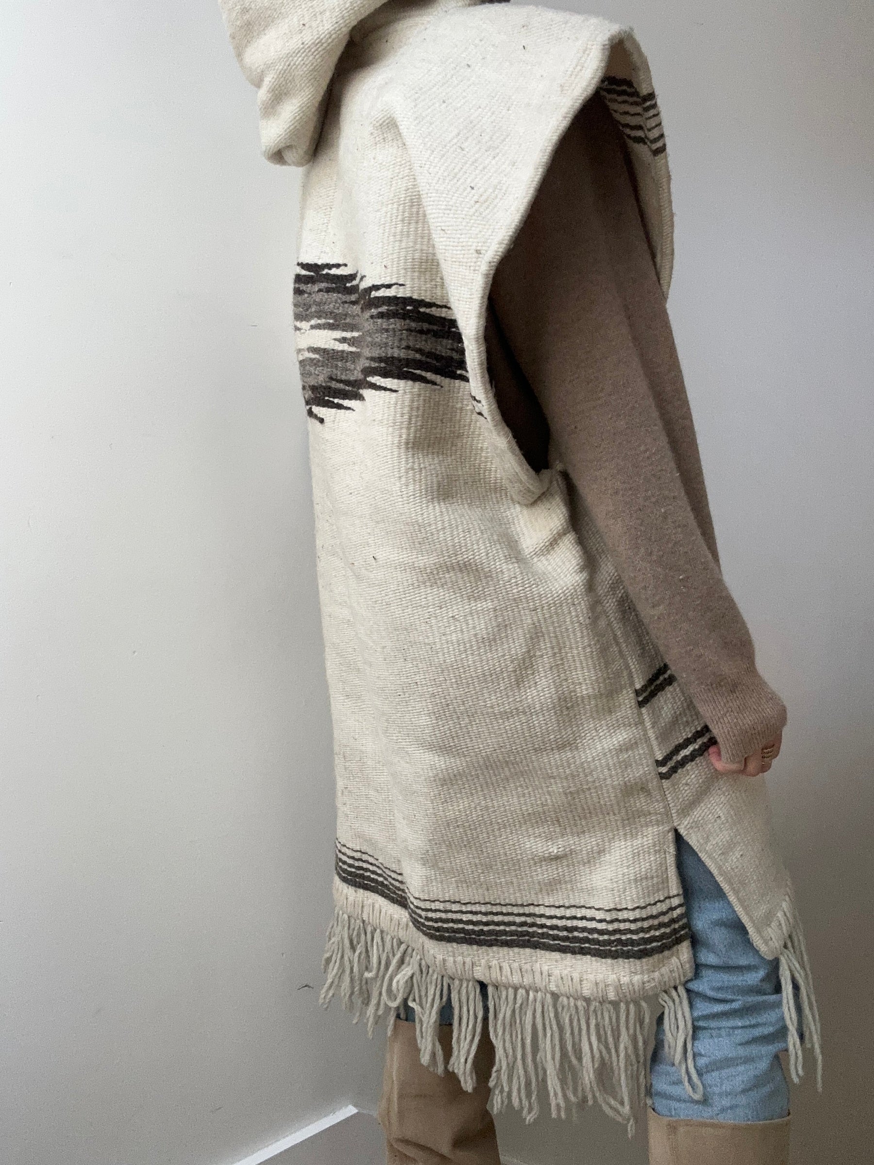 Wool Mexican Poncho | Jetsetbohemian